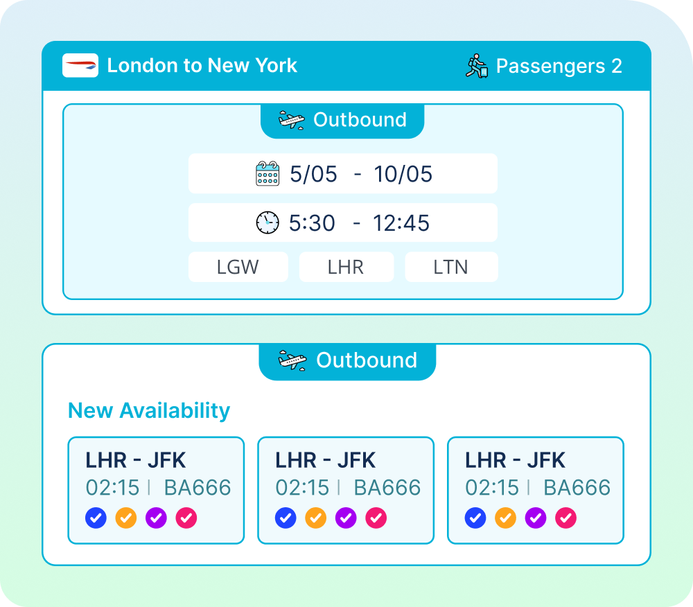 Flight-by-Flight Reward Seat Search & Alerts